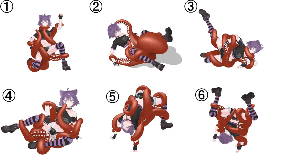 タコさんポーズ集4 - BowlRoll