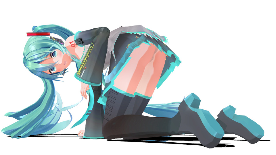 【MMD】磯風四つん這い振り返り - BowlRoll