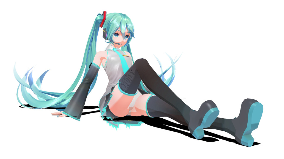 【MMD】片足伸ばし座り2 - BowlRoll