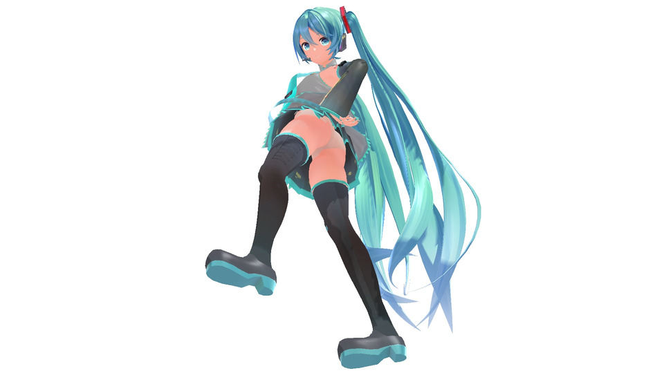 【MMD】仁王立ち振り返り下向き - BowlRoll